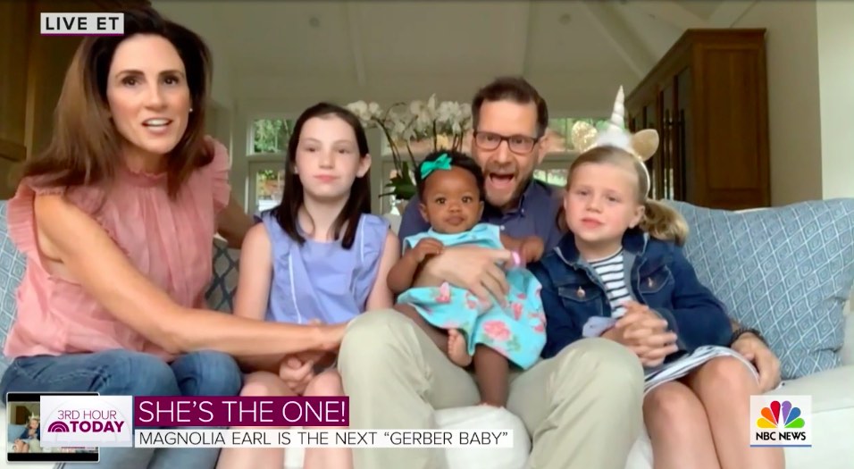Meet the first adopted baby ever chosen as the face of Gerber